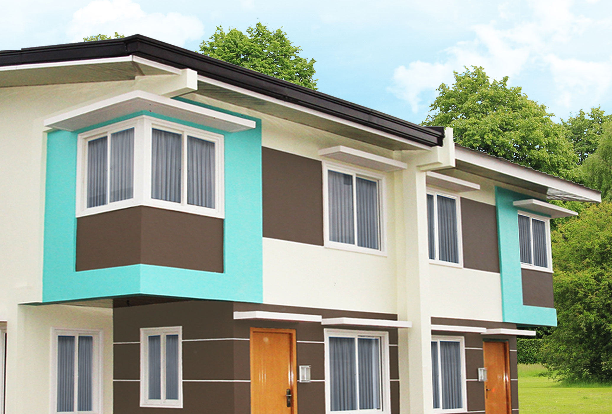 The Hauslands | cyan